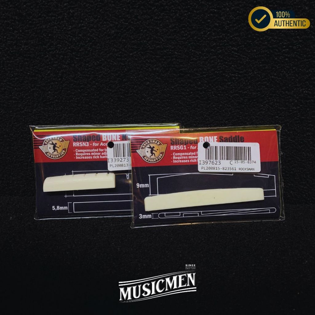 Jual Saddle dan NUT Gitar Akustik Tulang Bone | Shopee Indonesia