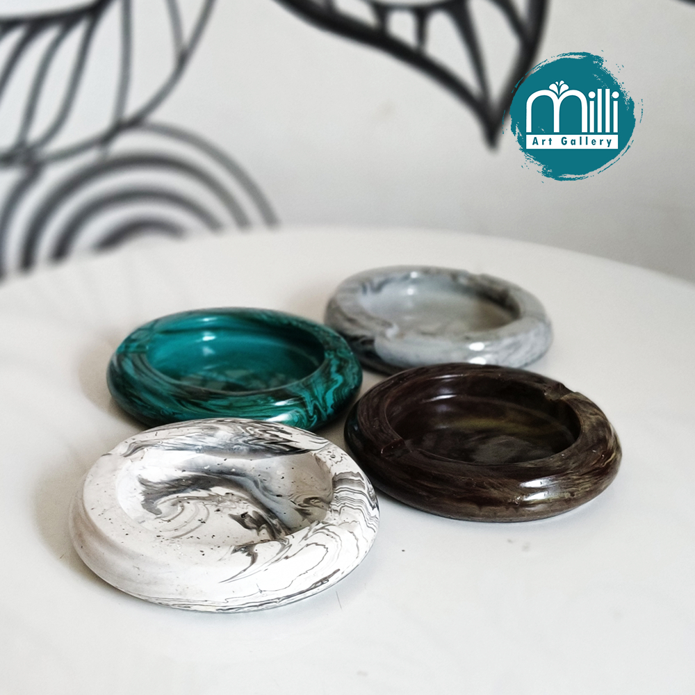 Jual Asbak Bulat Motif Marmer/Asbak/Ashtray/Asbak Unik | Shopee Indonesia