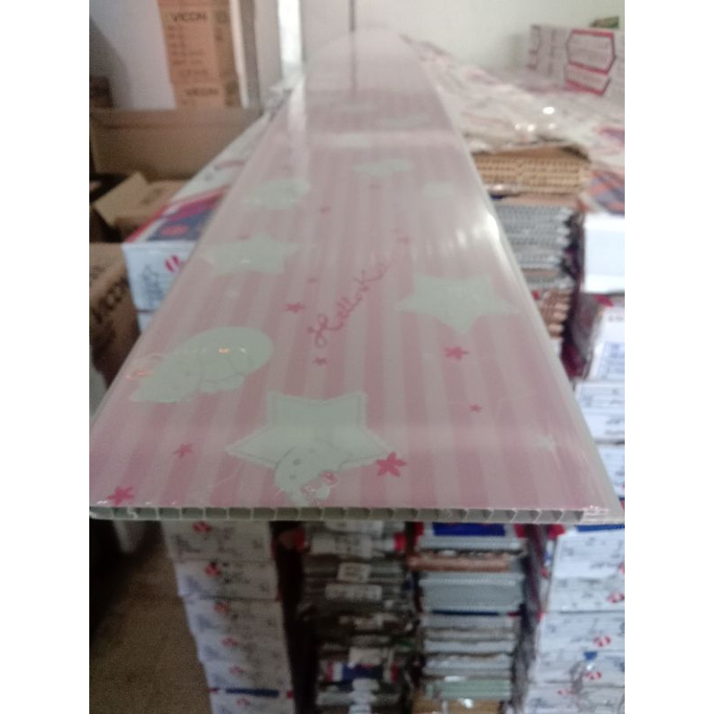 Jual PVC Plafon Ukuran Panjang 200 cm Lebar 20 cm Tebal 7 mm- 8 mm ...