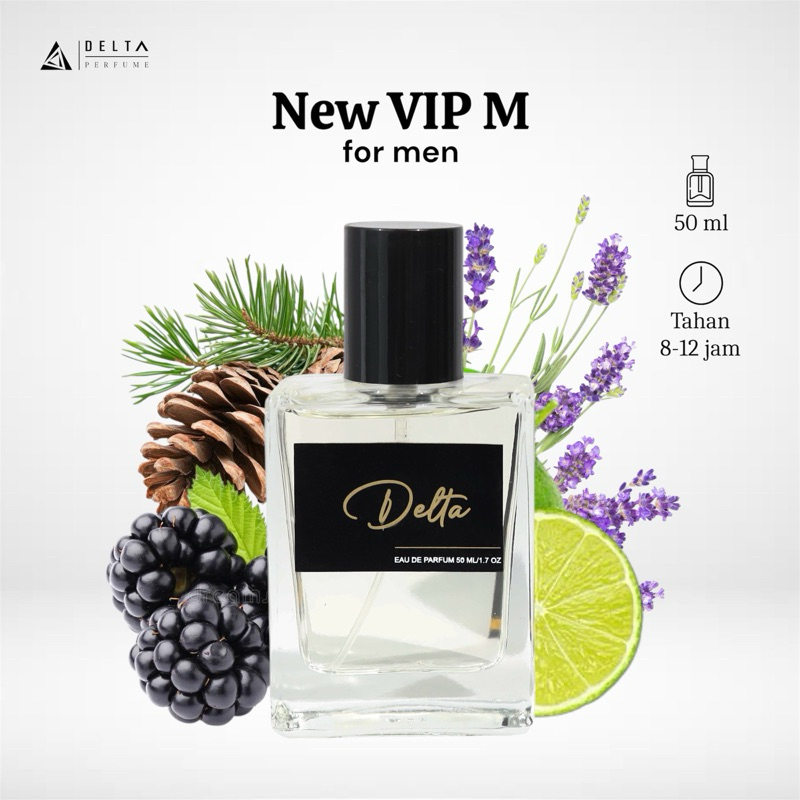 Jual Delta Perfume Official | New VIP M - Minyak Wangi Pria Tahan Lama ...