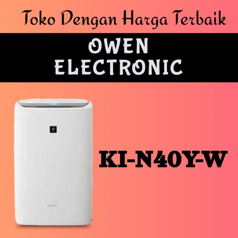 Jual SHARP AIR PURIFIER & HUMIDIFIER KI-N40Y-W | Shopee Indonesia