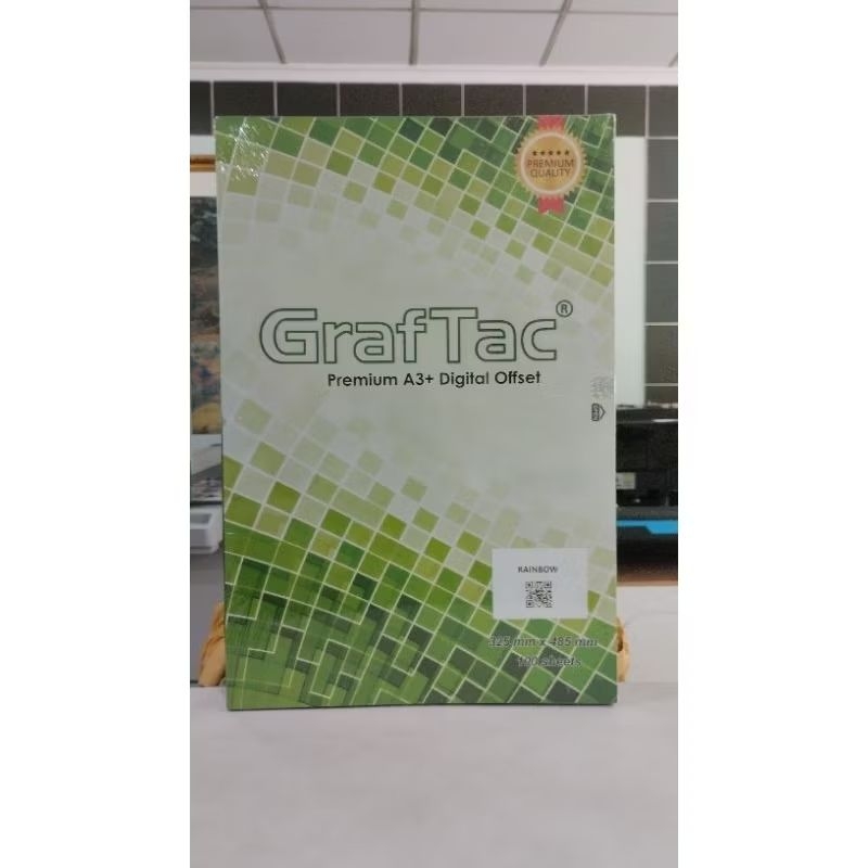 Jual Graftac Stiker Hologram Rainbow A3+ Bahan stiker print 100 Lembar ...