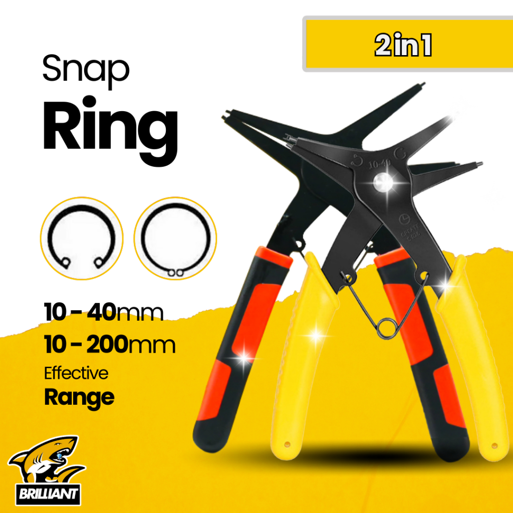 Jual Tang Snap Ring Pliers 4 Way Multifungsi Tang Circlip 2 in 1 Buka ...