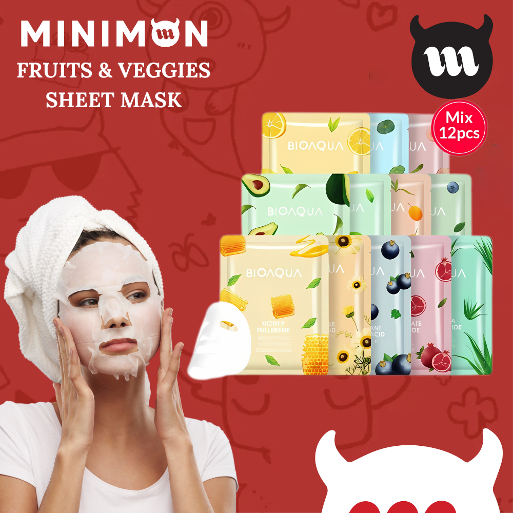 Jual Masker Wajah Muka Natural Skin Care Bioaqua Sadoer Mask Sheet ...