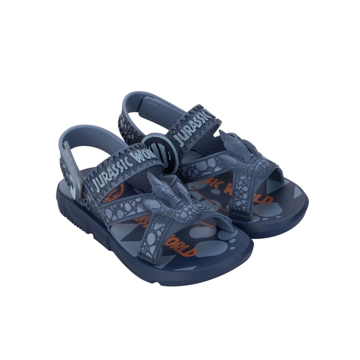 Jual Jurassic Bite Sandal Kids Blue Orange | Shopee Indonesia