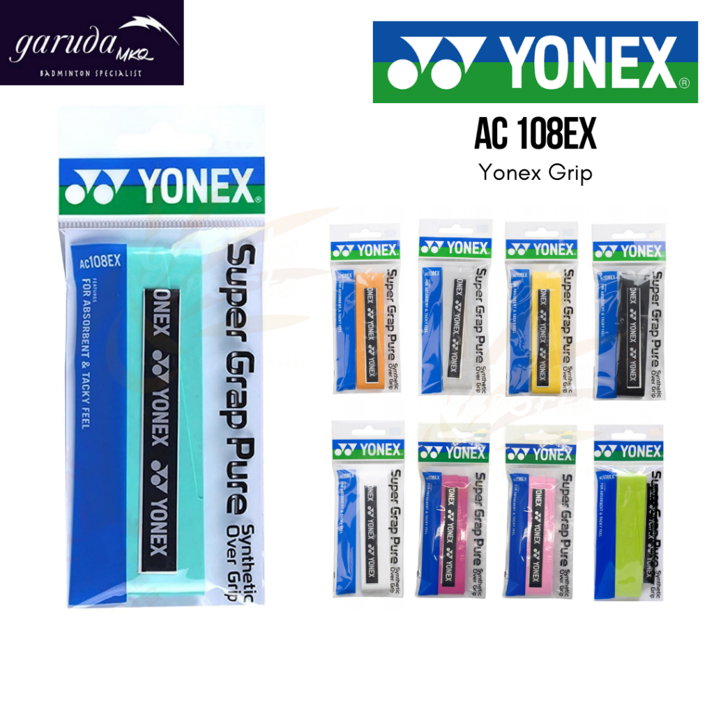 Jual GRIP BADMINTON YONEX AC 108EX GRIP RAKET YONEX AC 108 EX / GRIP KARET / GRIP TENIS / GRIP ...