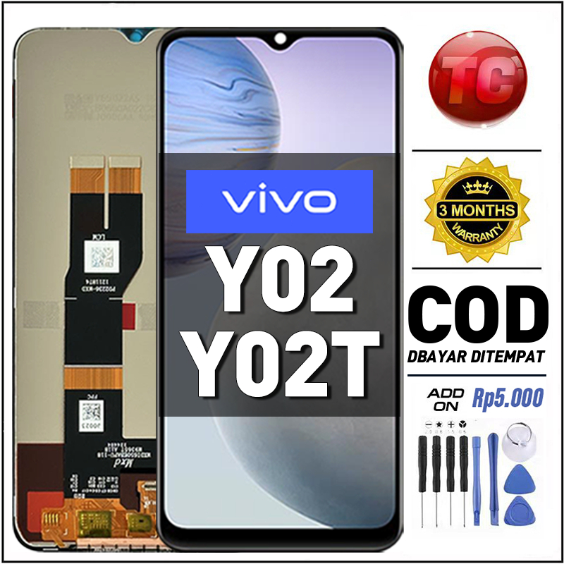 Jual LCD Vivo Y02 Y02T Original fullset ori asli Touchscreen For Glass ...