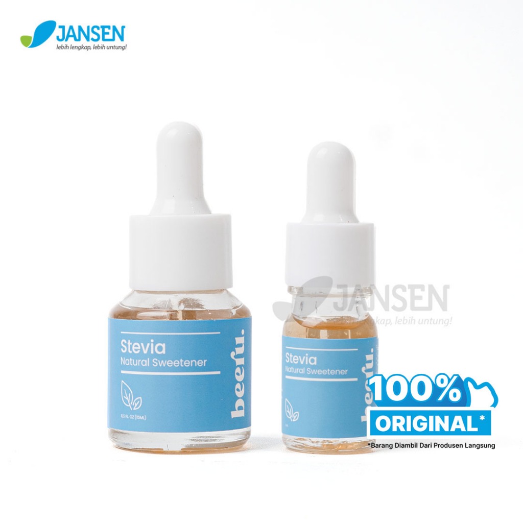 Jual Beeru Stevia Natural Sweetener | Pemanis Alami 5 ml dan 15 ml ...