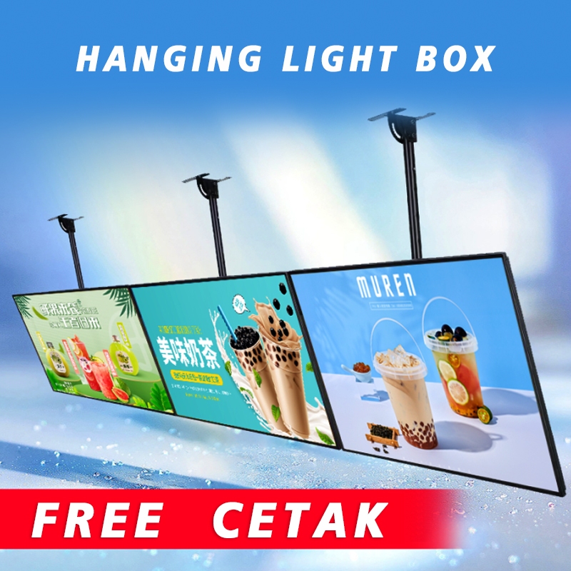 Jual READY LED Cafe Menu Board BRACKET | LED Signboard | Light Board | LED Light Box | LED ...