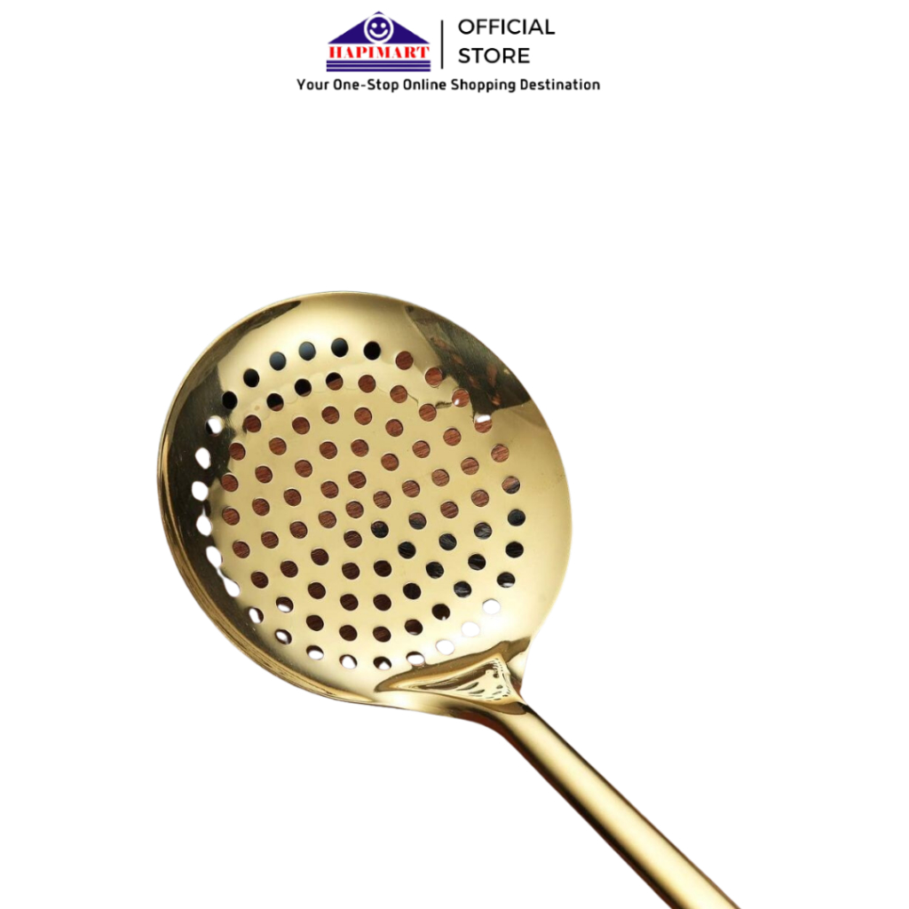 Jual Gold Stainless Soup Ladle Strainer/Centong Sup Sendok Kuah ...