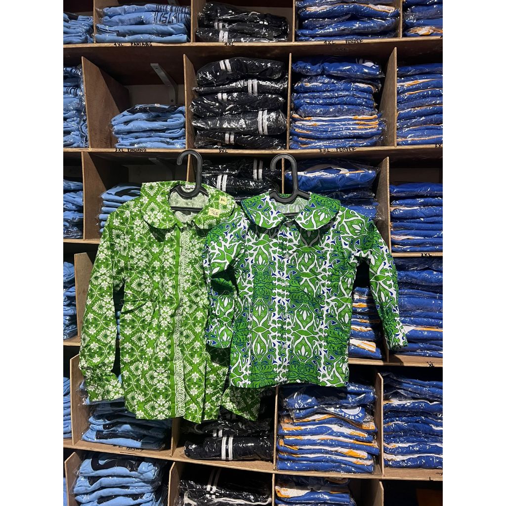 Jual KEMAJA BATIK MODEL KERAH BULAT, UNTUK KB - TK ISLAM AL AZHAR ...