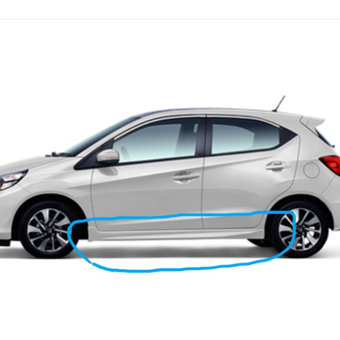 Jual Body Kit Samping Side skirt all new honda brio Kanan kiri 2 pcs ...