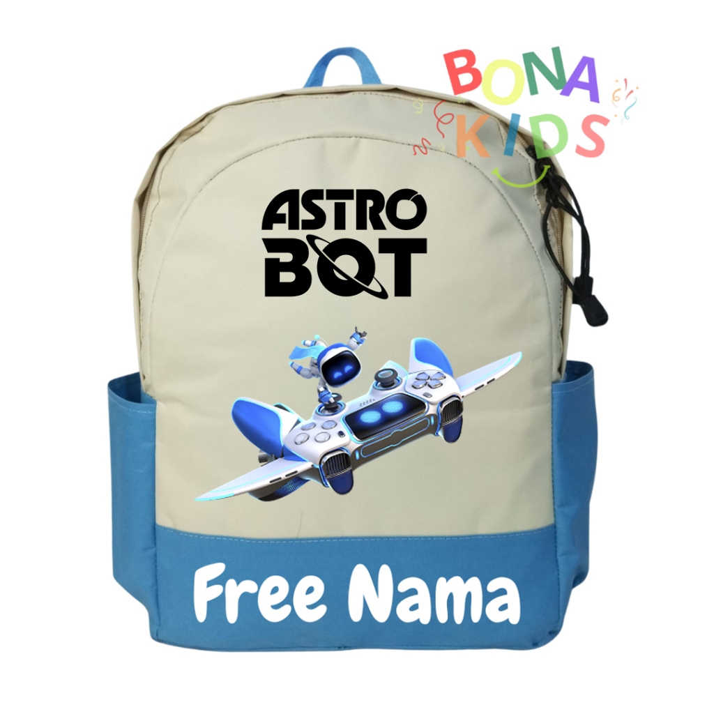 Jual TAS ANAK ASTRO BOT RANSEL SEKOLAH ANAK TK SD FREE NAMA | Shopee ...