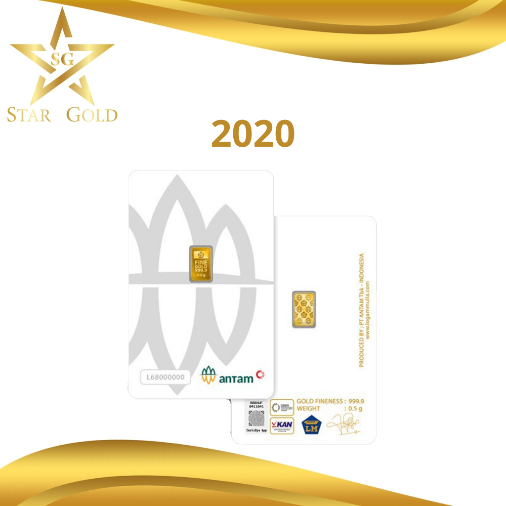 Jual Star Gold Logam Mulia Antam Press ( LM ) 0.5GR 2020 | Shopee Indonesia