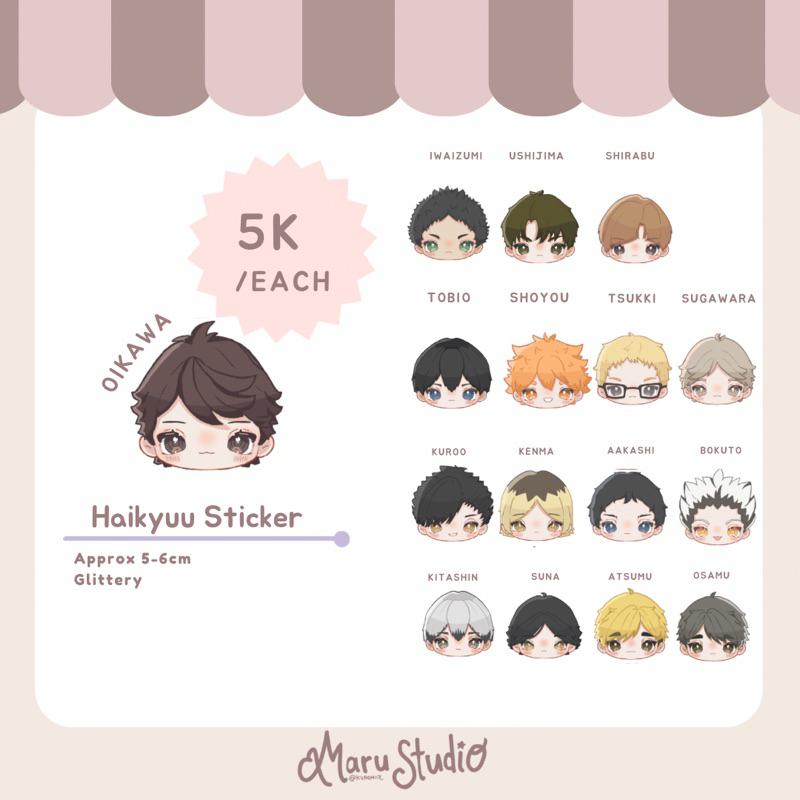 Jual Haikyuu Sticker | Shopee Indonesia
