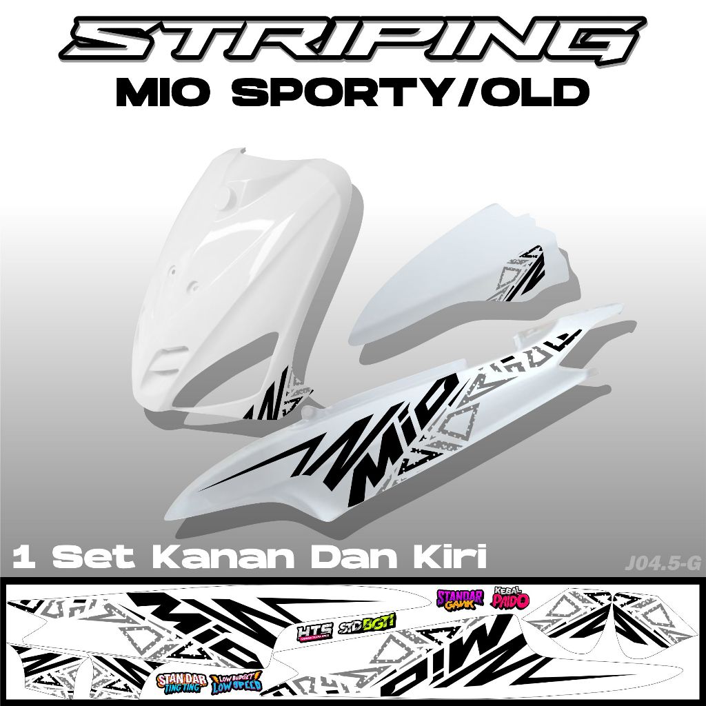 Jual STRIPING VARIASI MIO SPORTY / SMILE - STIKER STRIPING MIO OLD NEW DESIGN | Shopee Indonesia