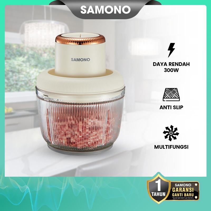 Jual Samono Chopper 2 in 1 Kapasitas 2,2L dan 300ml Multifungsi 300 ...