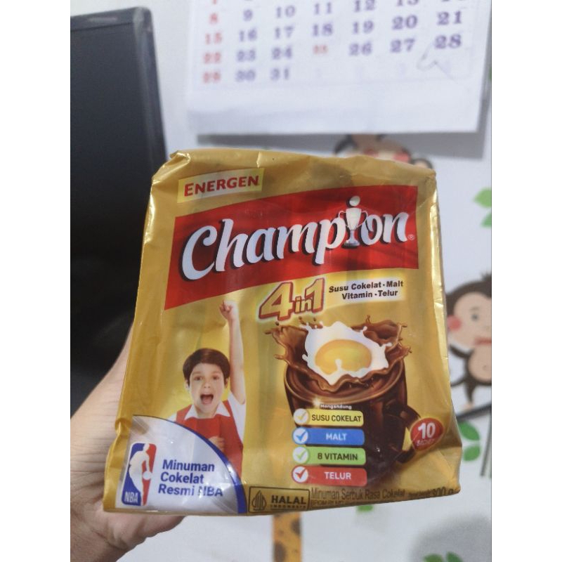 Jual ENERGEN CHAMPION ISI 10 SACHET | Shopee Indonesia