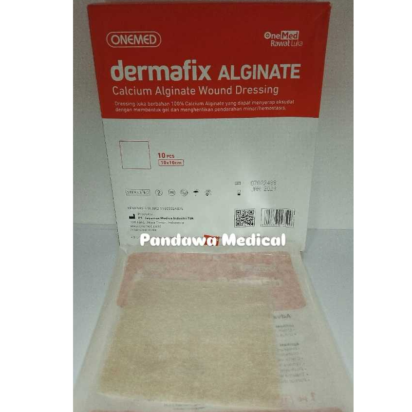Jual Dermafix Alginate 10 cm x 10 cm - Onemed (Perpcs) | Shopee Indonesia