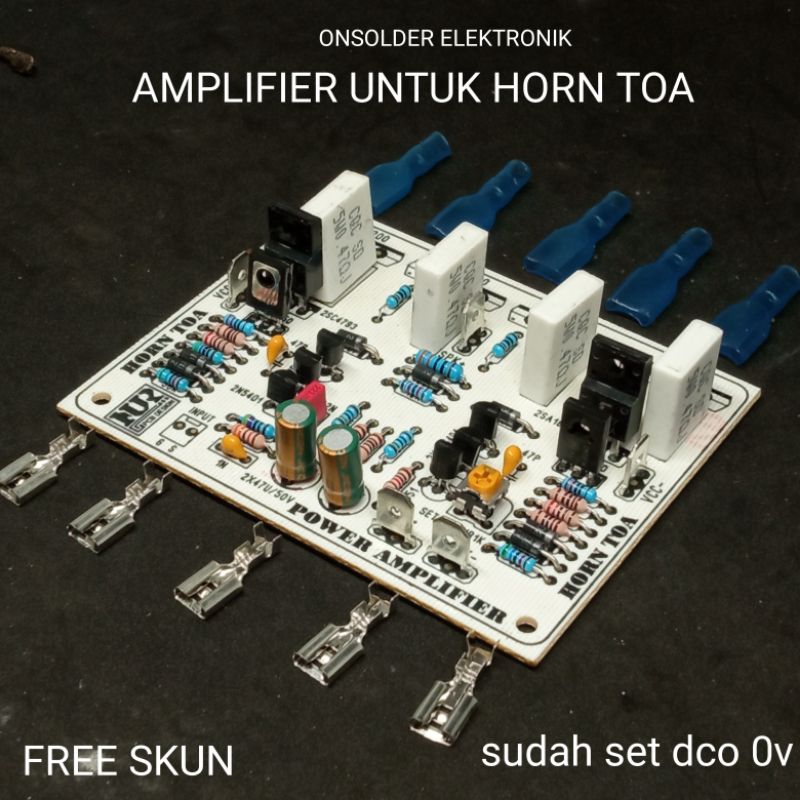 Jual Kit Driver Amplifier TOA Pcb Putih semi fiber | Shopee Indonesia