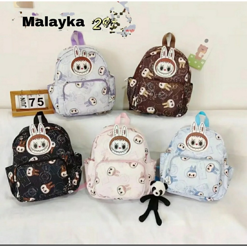 Jual LABUBU FULLPRIN TAS RANSEL ANAK SEKOLAH TERBARU ANAK PEREMPUAN TK/SD/SMP/SMA | Shopee Indonesia
