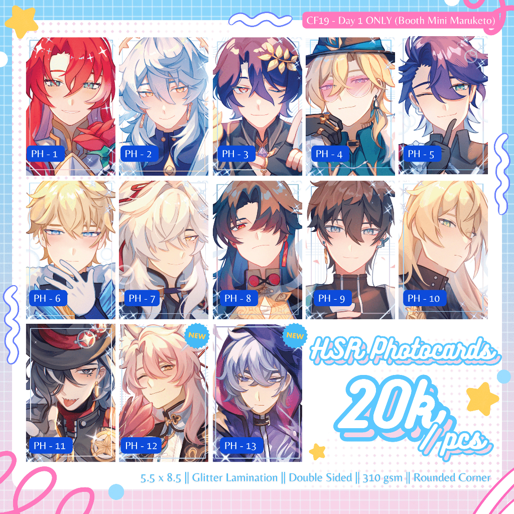 Jual Honkai Star Rail Photocards || by ennoki | Shopee Indonesia