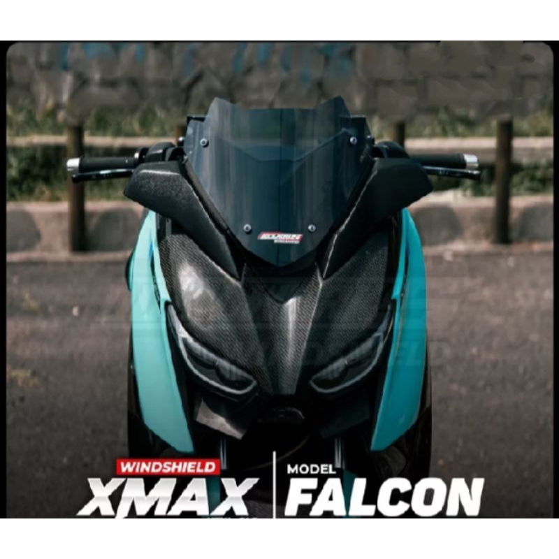 Jual Windshield Xmax old Model Falcon V3. Visor Xmax Lama V3 Falcon ...