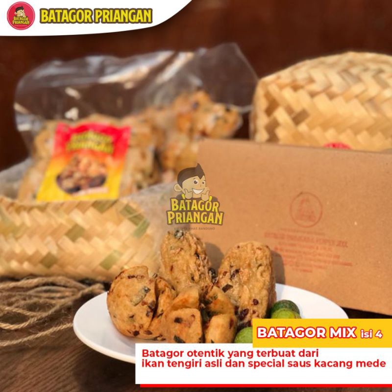 Jual Batagor Priangan isi 4 mix premium, 100% Ikan Tenggiri Asli ...