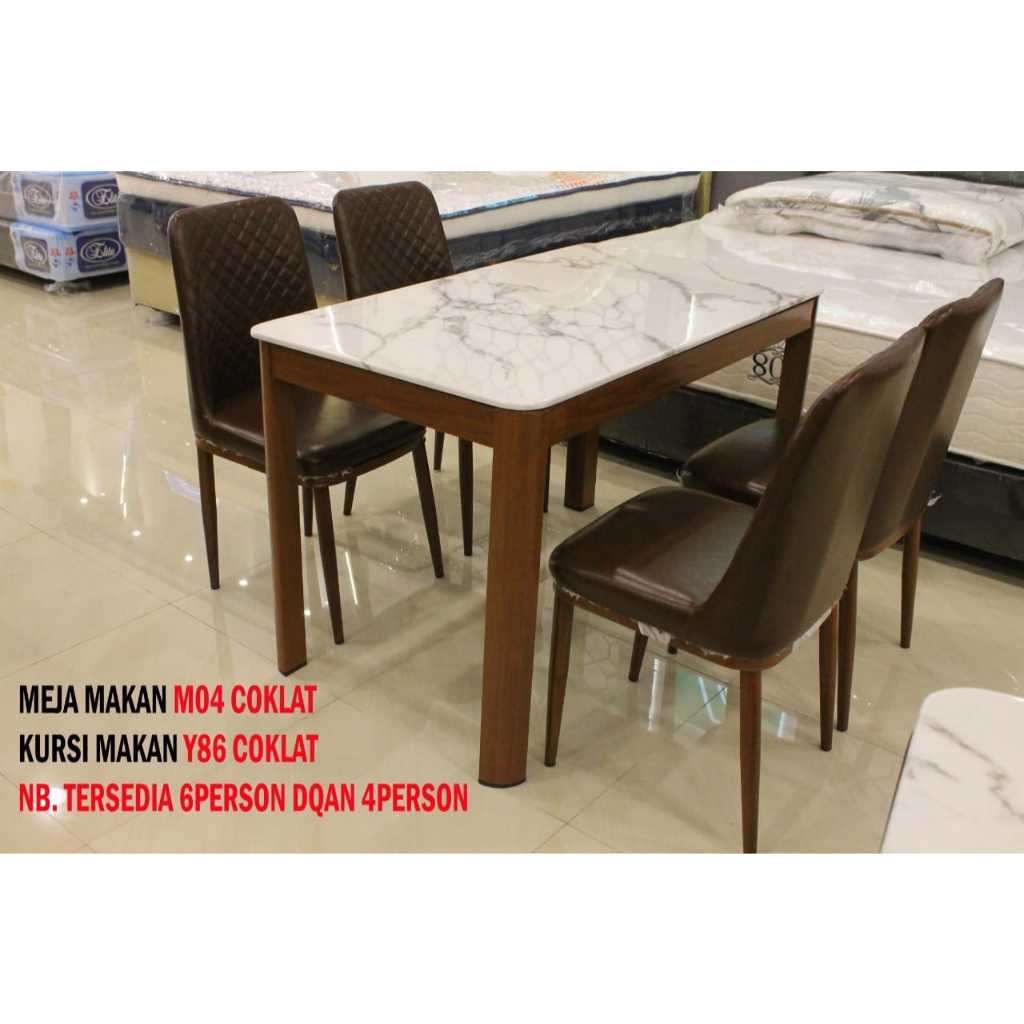 Jual MEJA MAKAN IMPORT 6 PERSON TOP MARMER MEWAH MINIMALIS / MEJA MAKAN ...
