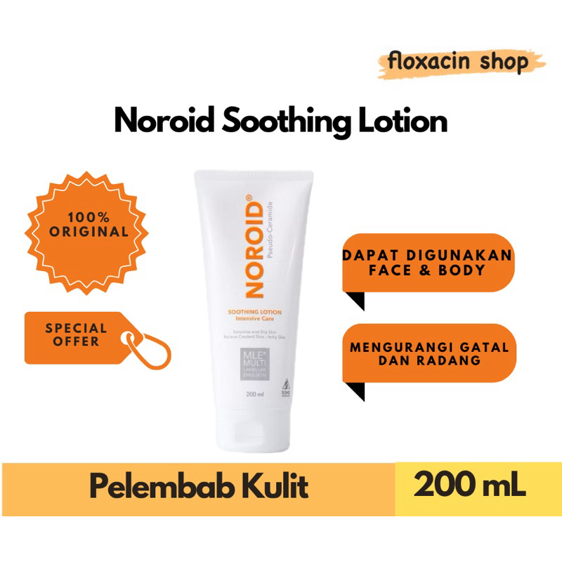 Jual Noroid Soothing Lotion Pelembab Kulit Kering/Pelidung Kulit 200 ml ...
