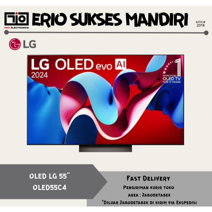 Jual LG OLED55C4 OLED55C4PSA 4K UHD OLED evo C4 Smart TV 55 Inch // LG ...