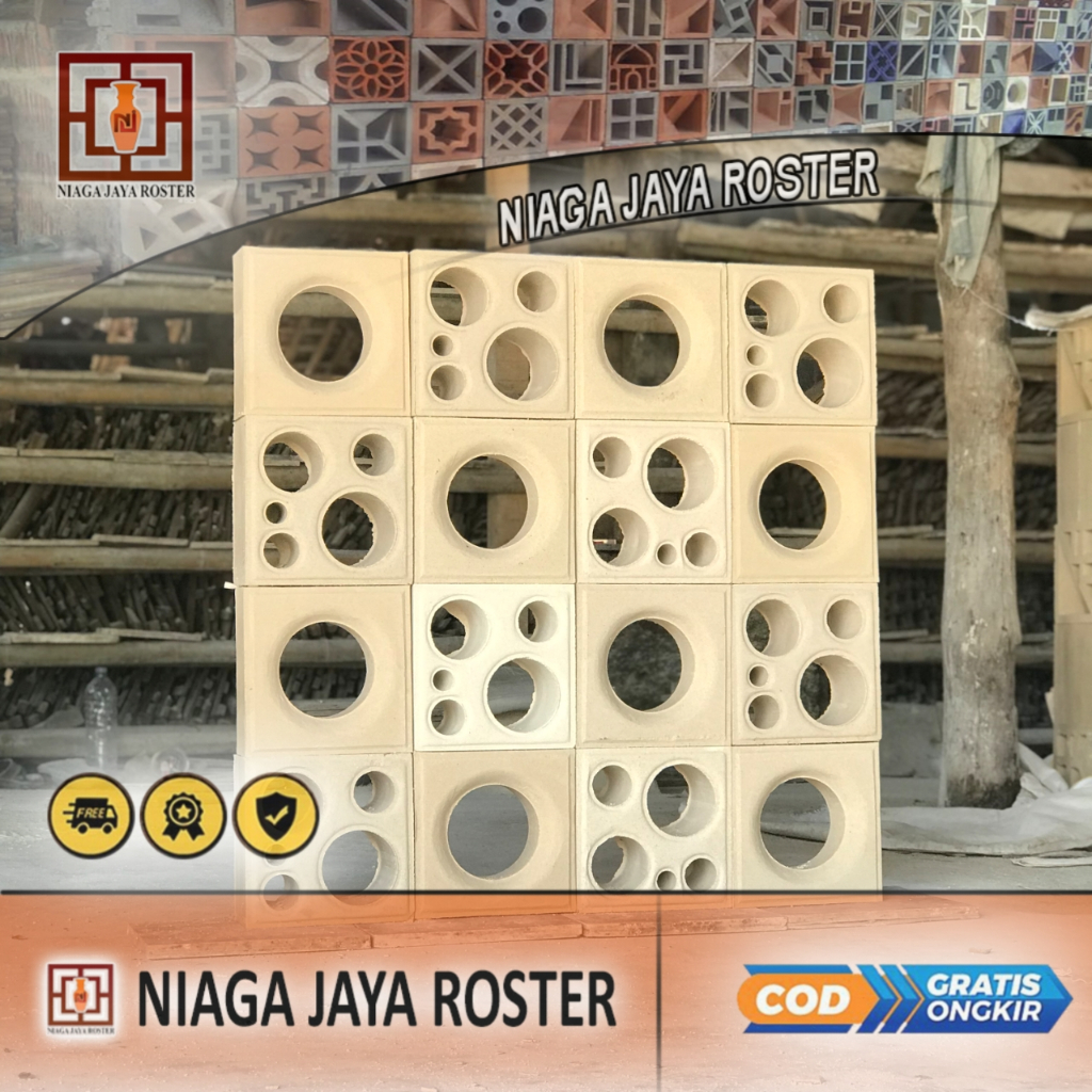 Jual roster beton minimalis/loster beton/ lubang angin/ roster lubang ...