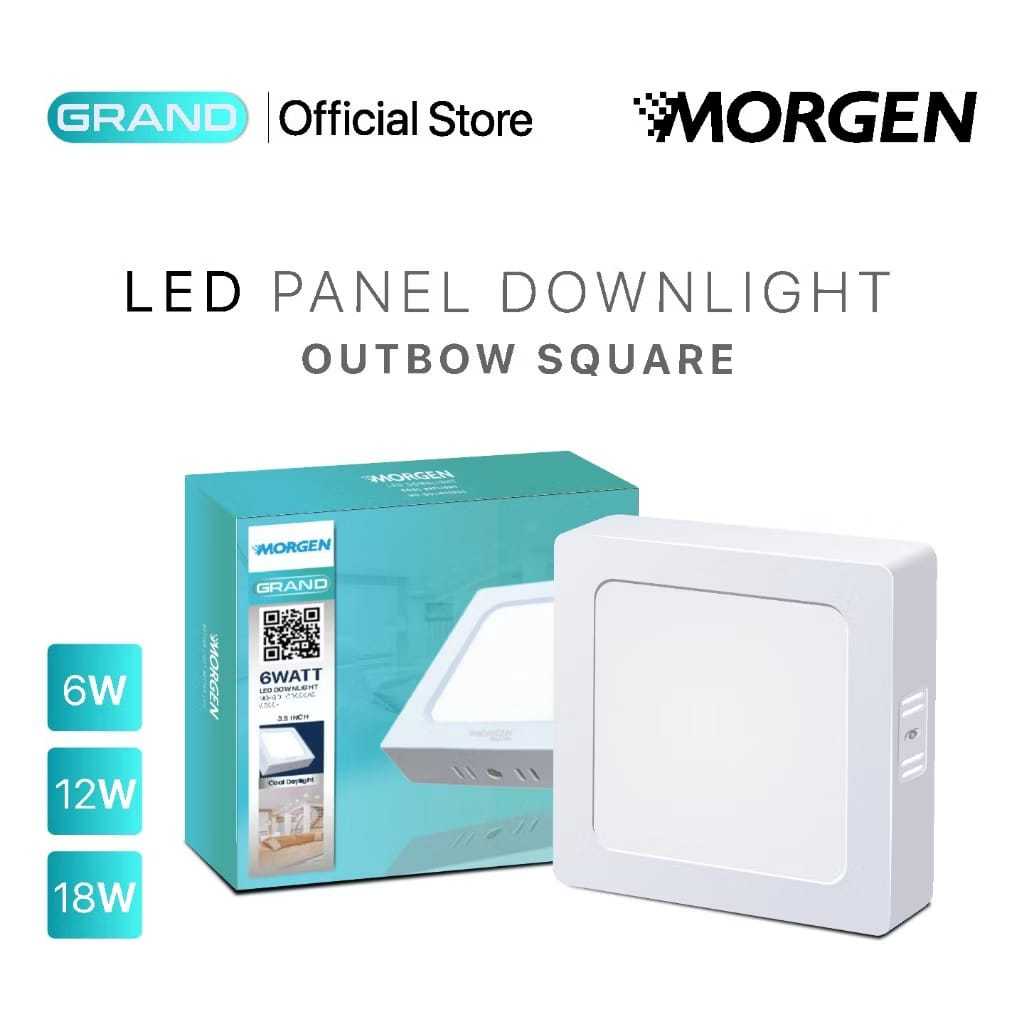 Jual MORGEN - DOWNLIGHT LED PANEL OB KOTAK GRAND SERIES 6W 12W 18W MG ...