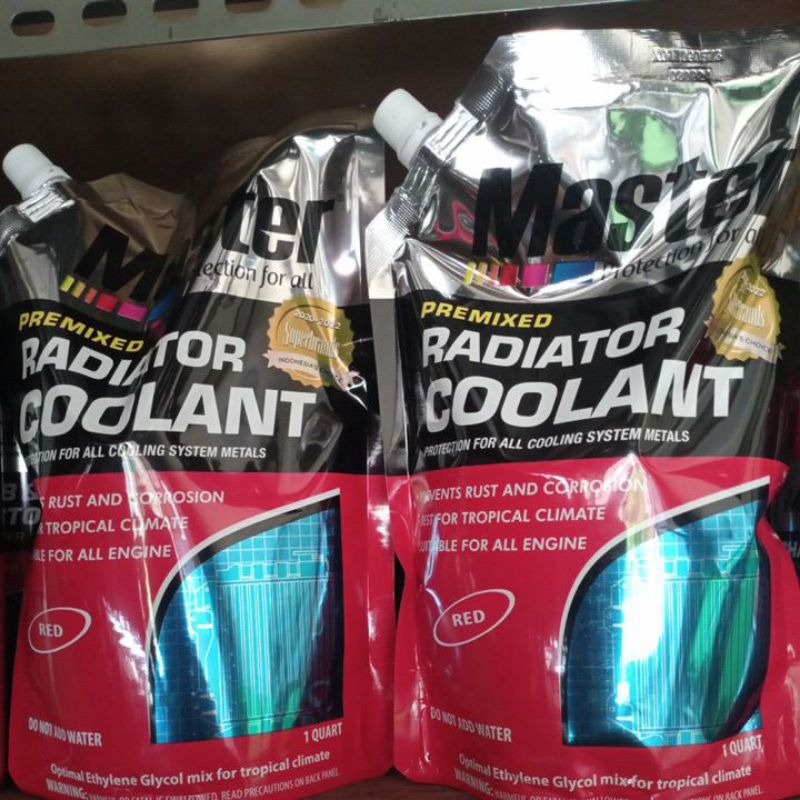 Jual RADIATOR COOLANT MASTER WARNA MERAH | Shopee Indonesia