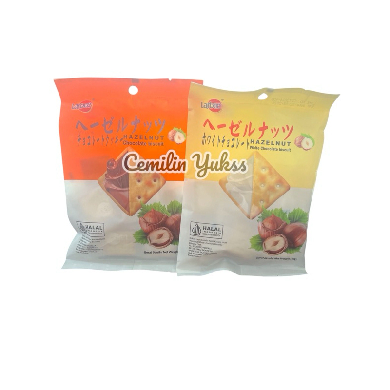 Jual Larbee Hazelnut Chocolate Biscuit Larbee Hazelnut White Chocolate ...