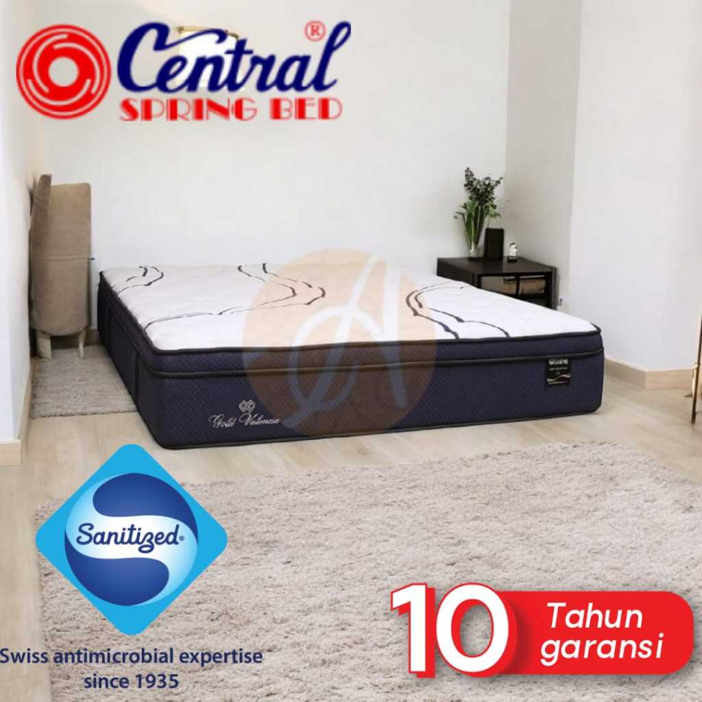 Jual Matras Springbed Central - Gold Valencia 90 100 120 140 160 180 ...