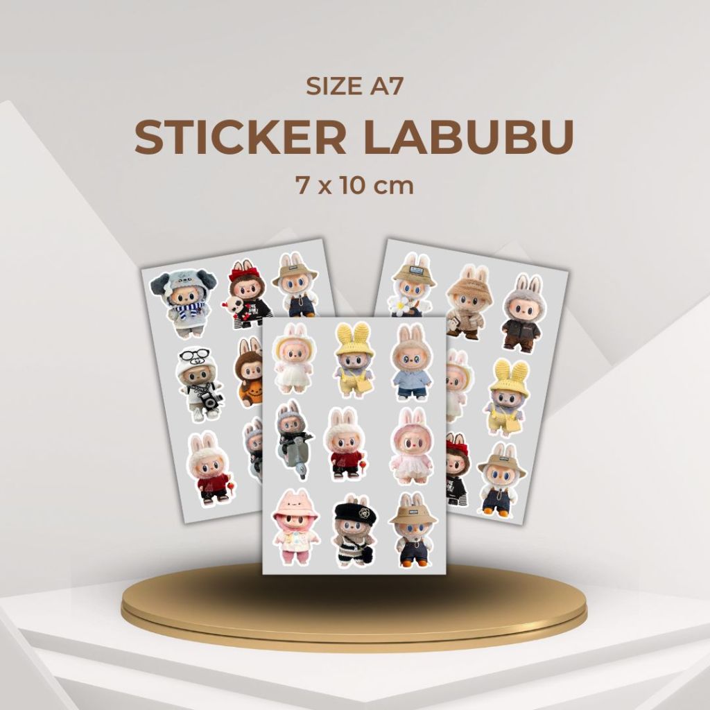 Jual Stiker Labubu Sticker Labubu Secret Soymilk Lhycee Berry Green ...