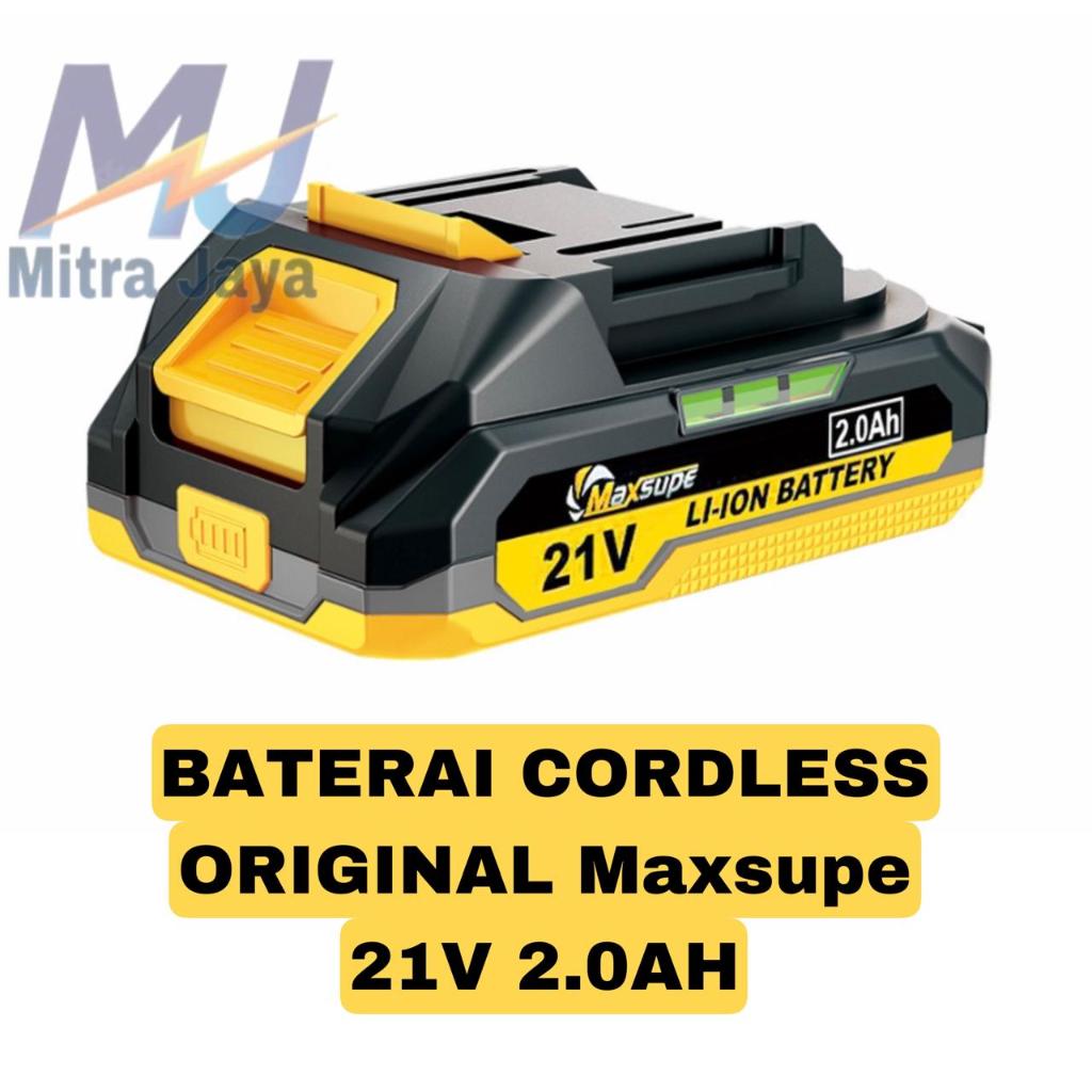Jual Maxsupe Original Baterai LXT 21V 2ah 4Ah Mesin Cordless Bor Impact ...