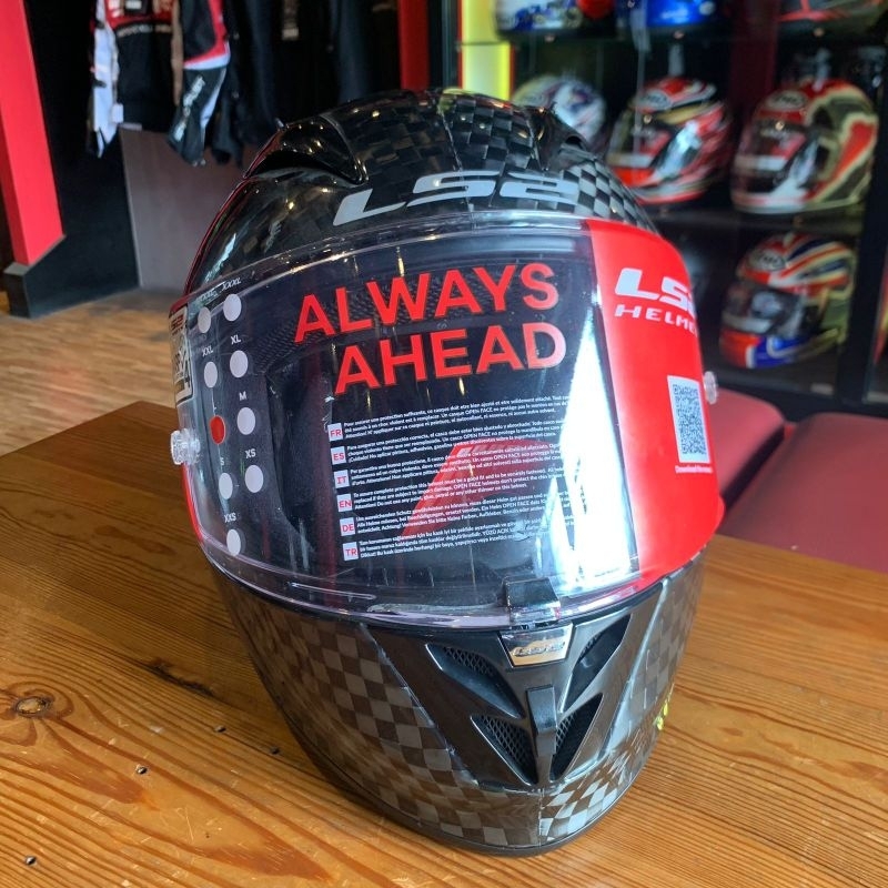 Jual HELM LS2 ARROW CARBON GLOSSY SIZE L (SETARA M) | Shopee Indonesia