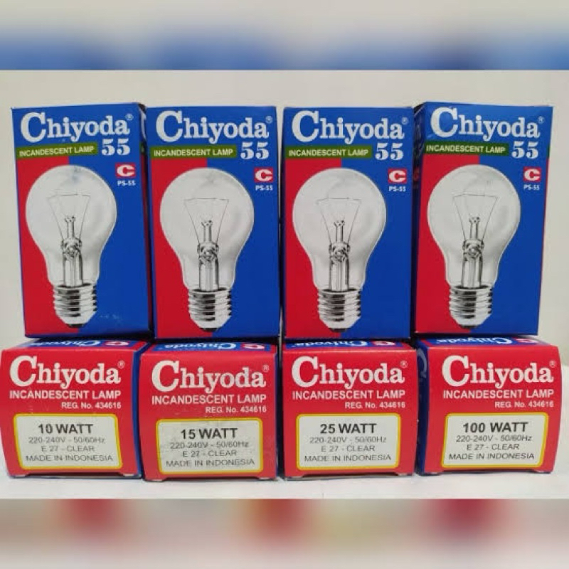 Jual CHIYODA LAMPU PIJAR JUMBO 5 WATT, 15 WATT, 25 WATT, 60 WATT ...