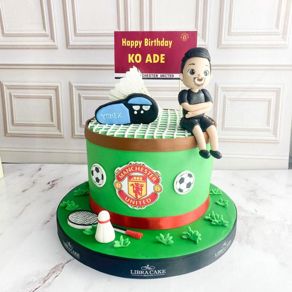 Jual Kue Ulang Tahun/Birthday Cake Tema Badminton/Kue Birthday Jakarta ...