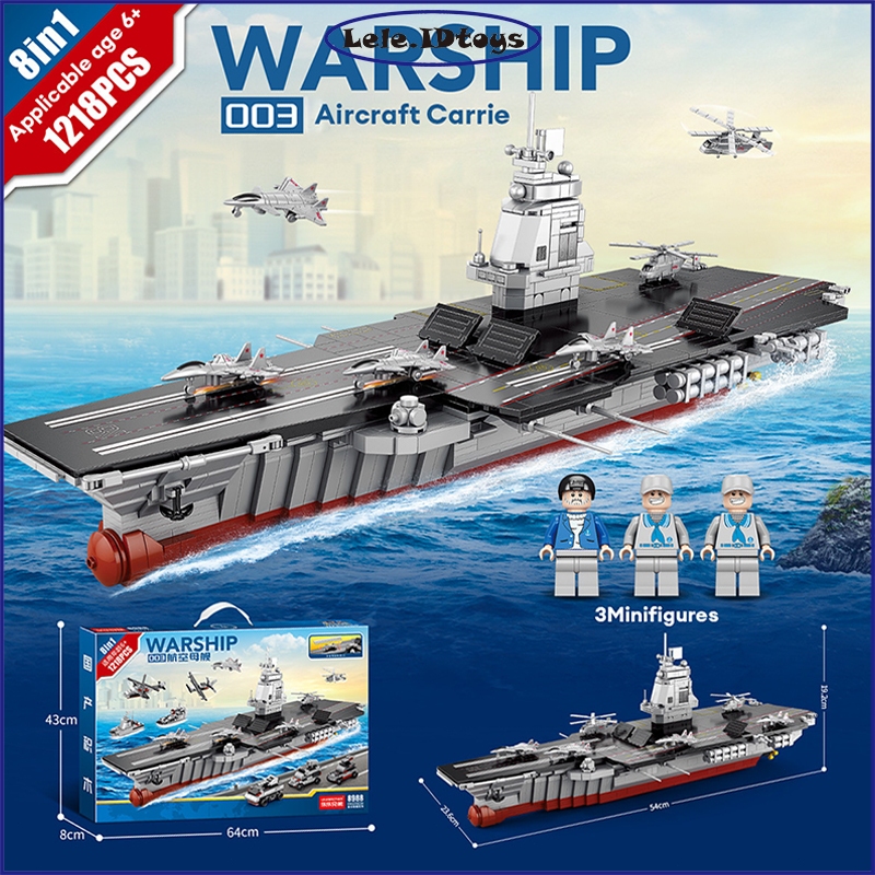 Jual LELE Mainan 8 in 1 Mini Battleship Building Block Puzzle Hadiah ...