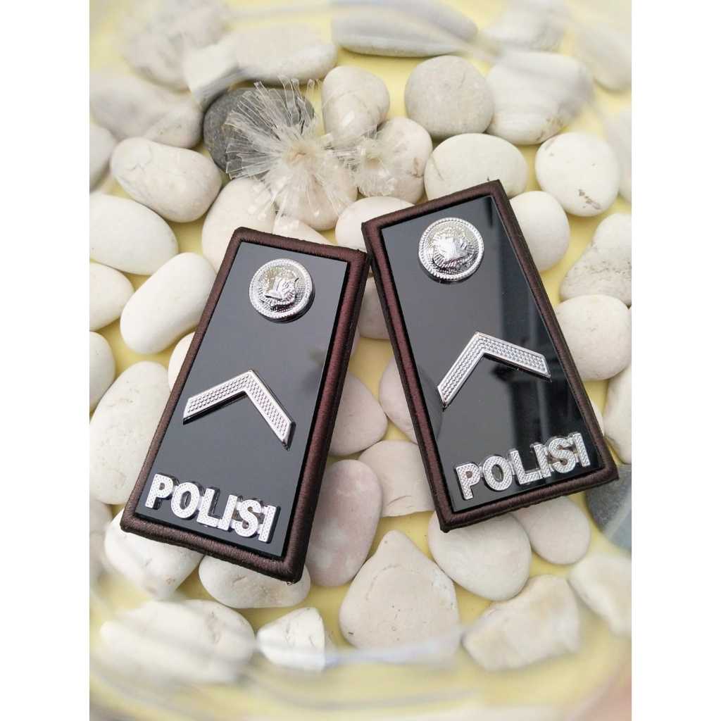 Jual Pangkat pdh polisi BRIPDA/BRIPTU/BRIGADIR/BRIPKA kain akrilik ...