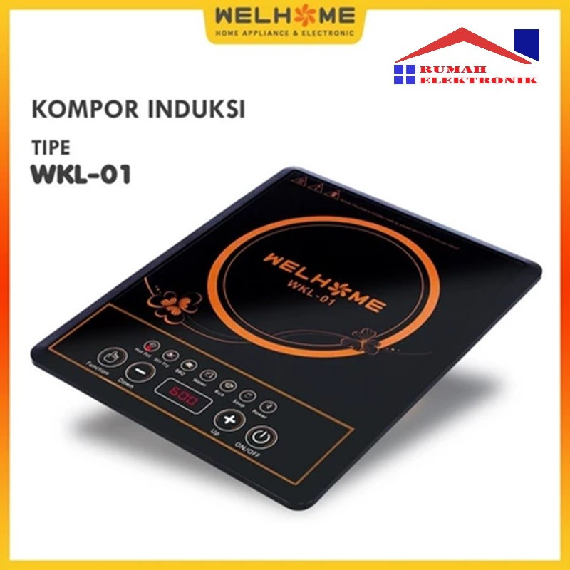 Jual Kompor Induksi Listrik WELHOME WKL-01 Kompor listrik touch screen | Shopee Indonesia