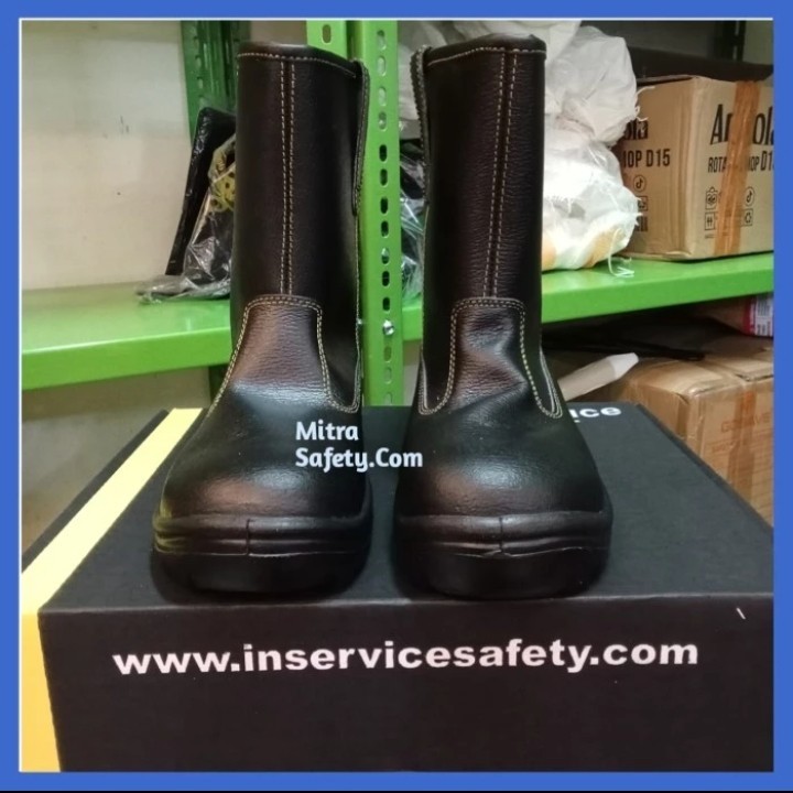 Jual Sepatu Safety Inservice G1 Black Original / Safety Shoes Inservice ...