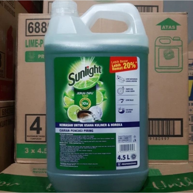 Jual Subun Cuci Piring Jerigen Sunlight 5 Liter | Shopee Indonesia