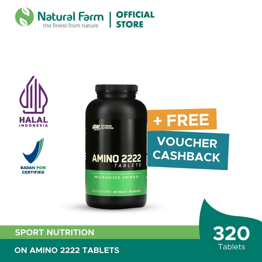 Jual Optimum Nutrition Amino 2222 Tablet (320) | Shopee Indonesia