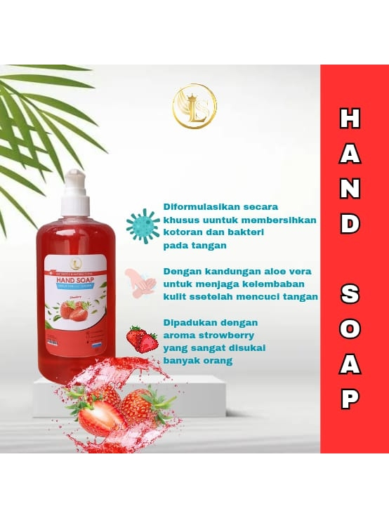 Jual HANDWASH / Sabun cuci tangan varian strawberry 500 ml | Shopee ...