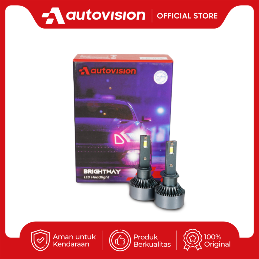 Jual Headlamp/Foglamp LED Brightway 12V (9V-32V) 45W 6000K/White/Putih ...