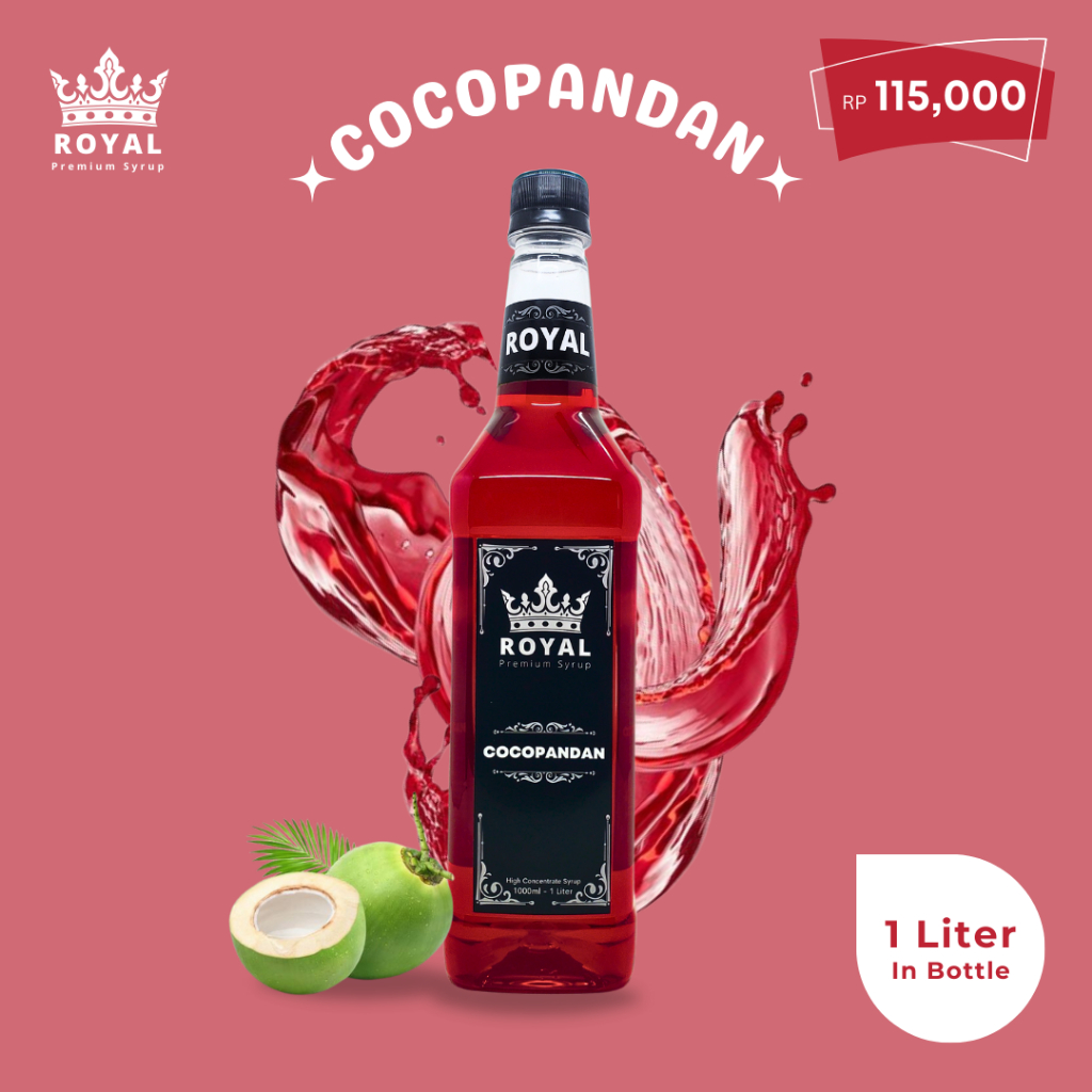 Jual Royal Cocopandan Syrup - Sirup Cocopandan (Premium Quality) - 1 ...